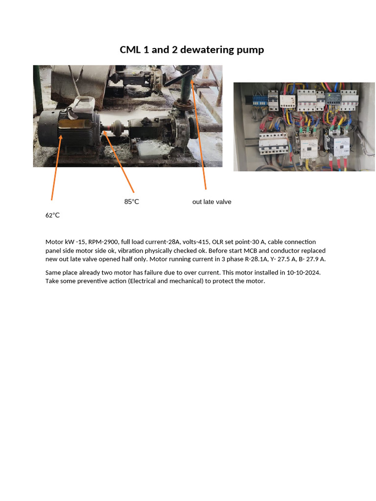 CML 1 and 2 Dewatering Pump | PDF