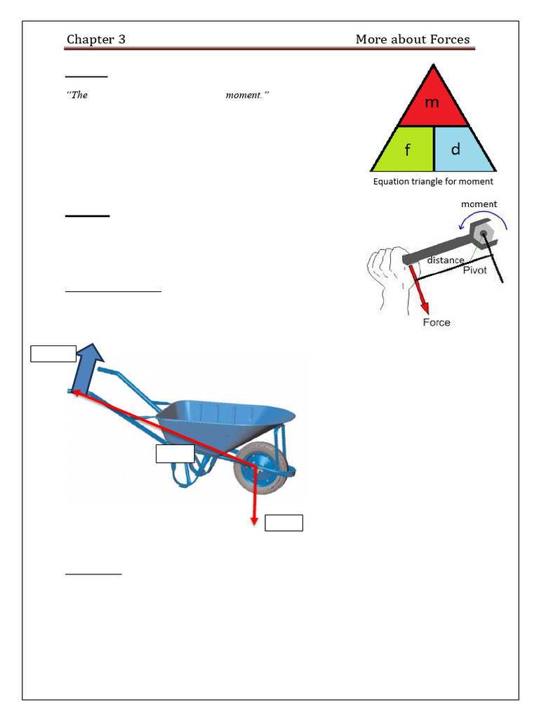CH 3 More About Forces Notes PDF | PDF | Science & Mathematics