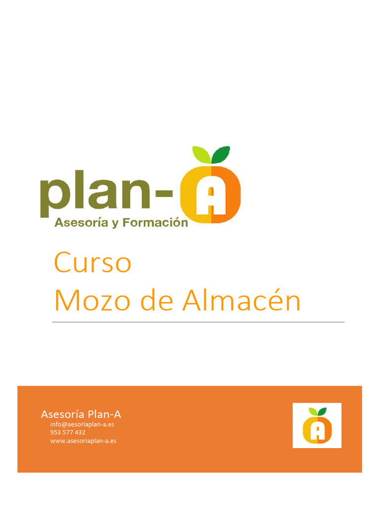 Curso Completo de Mozo de Almacén | PDF | Almacén | Business