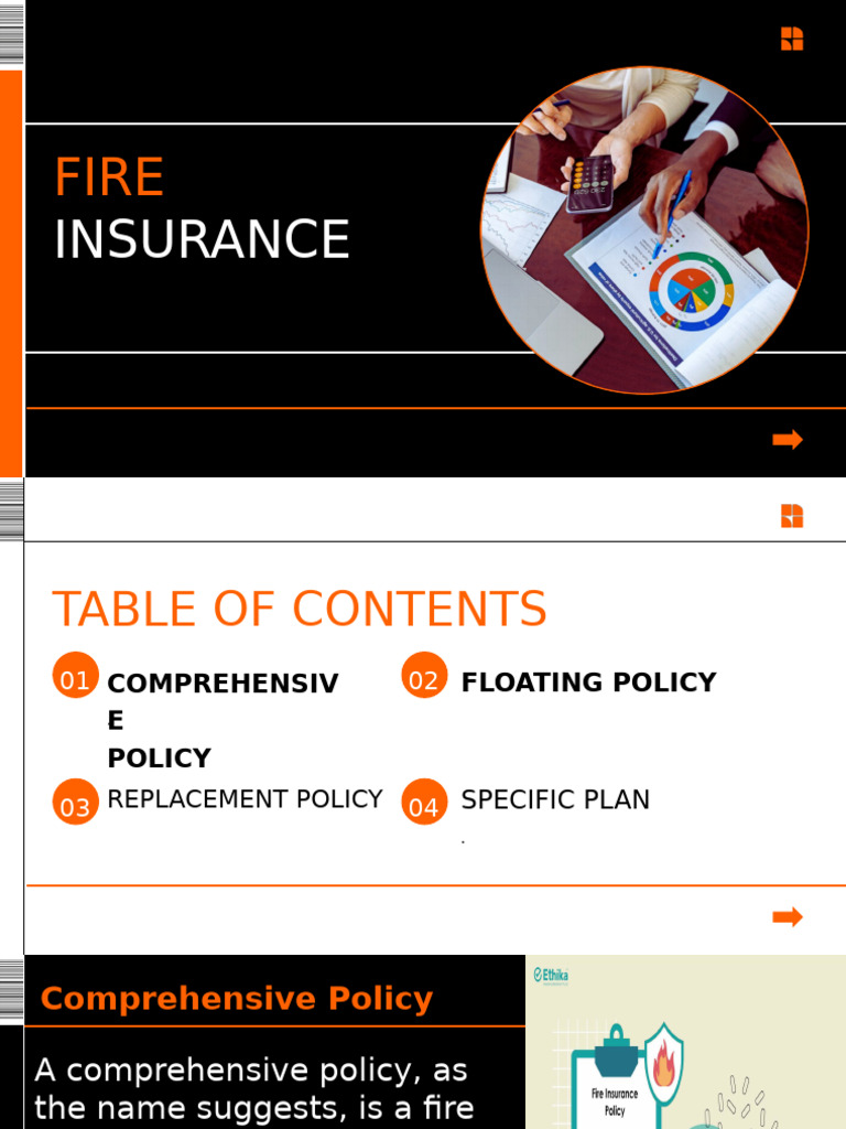Fire Insurance Policy | PDF