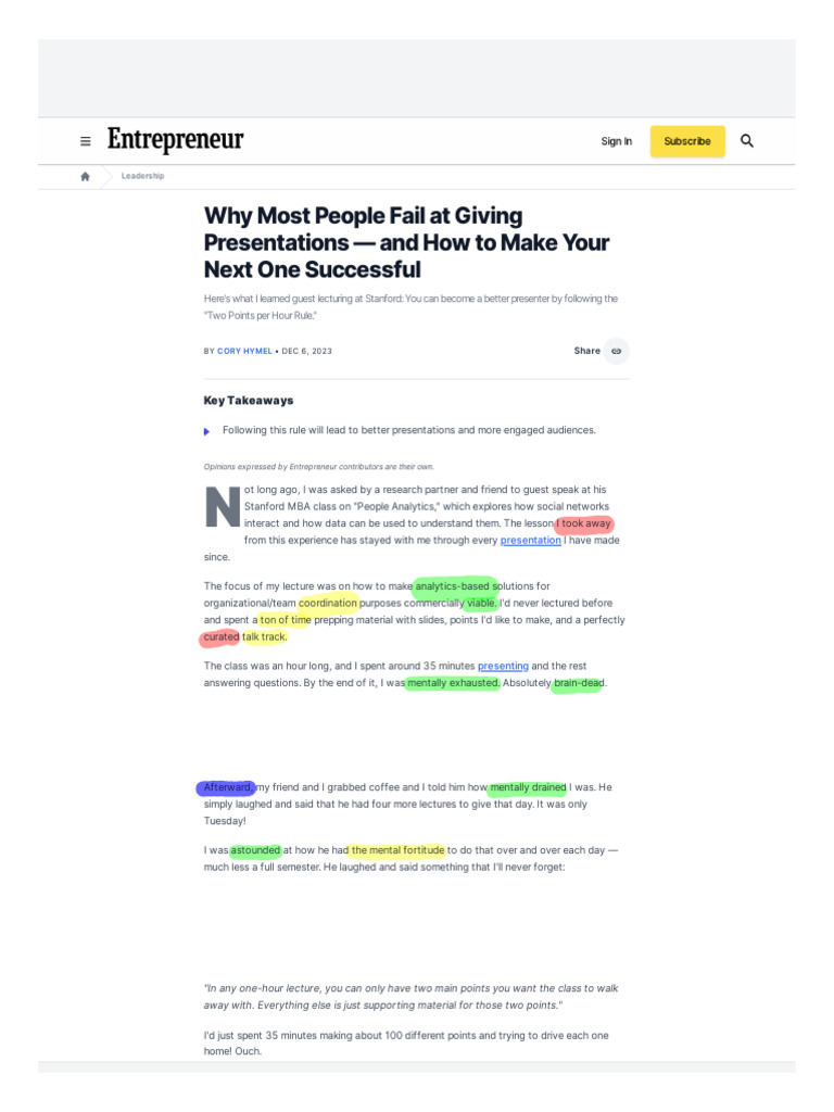 WWW Entrepreneur Com Leadership Follow This Rule To Become A Better ...