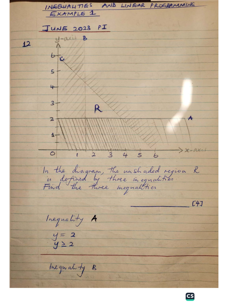Linear Programming Notes (Sir Shadow) | PDF