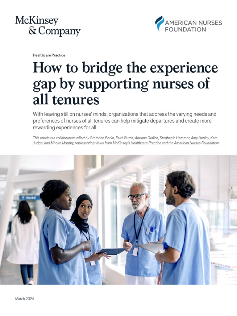 How To Bridge The Experience Gap by Supporting Nurses of All Tenures | PDF | Nursing | Mentorship