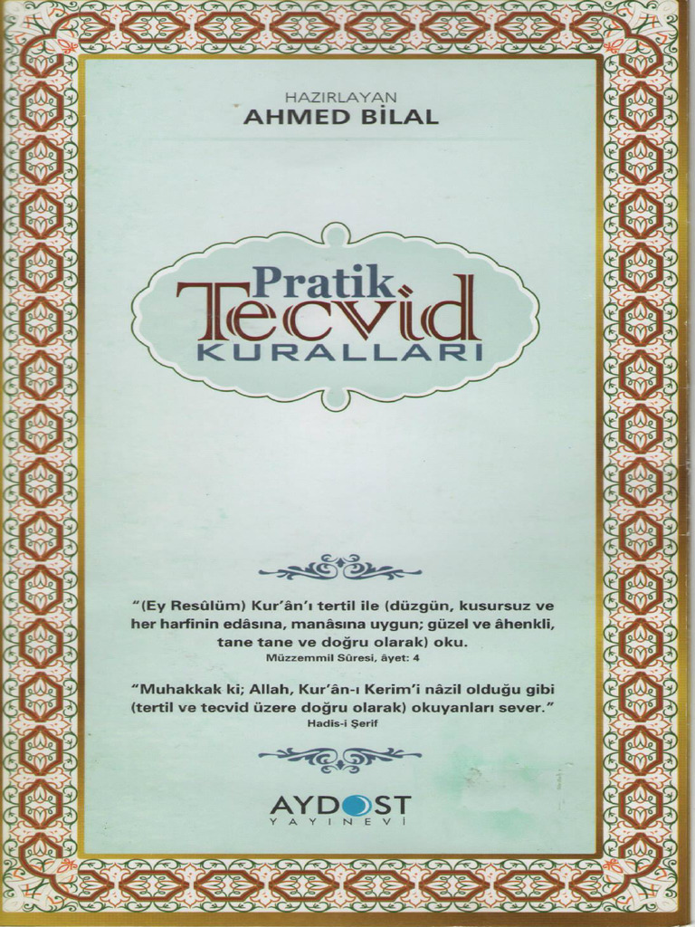 Tecvid Kuralları - AHMET ŞENOL | PDF