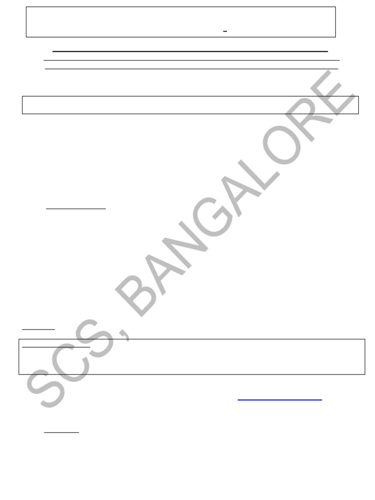 Call Up Letter SCS Bangalore For SSC NCC (Women) 52 Course | PDF