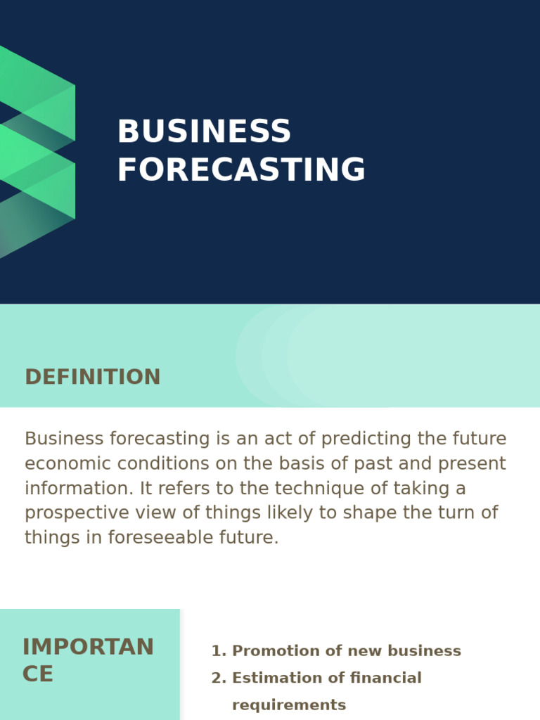 Unit 1 Business Forecasting | PDF | Forecasting | Methodology