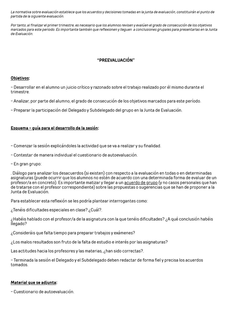 Evaluación y Reflexión Escolar 3º B | PDF | Artes del Lenguaje y ...
