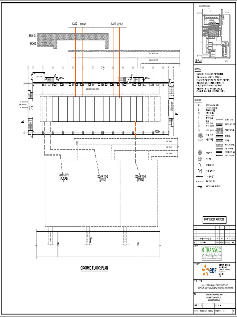Ground Floor Plan: ICAD-2 MOSG-1 Icad-1 Mosg-2 | PDF | Electrical ...