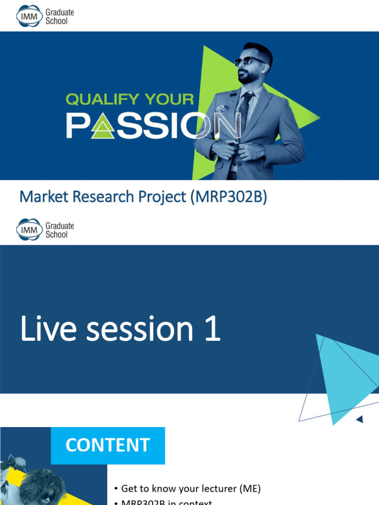 MRP302B Virtual Session1 | PDF | Brand | Marketing Research