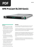 HPE ProLiant DL380 Gen11-DataSheet | PDF | Scalability | Computing