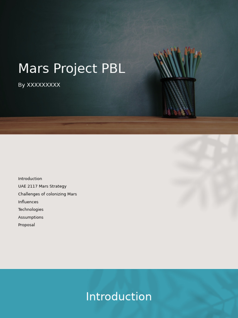 Mars Project PBL | PDF | Social Science | Young Adult