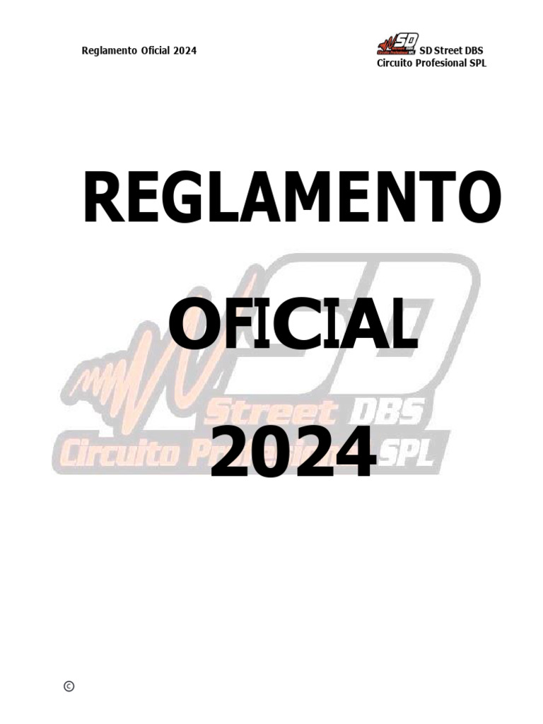Reglamento 2024 SPL y Open Show | PDF | Electrónica