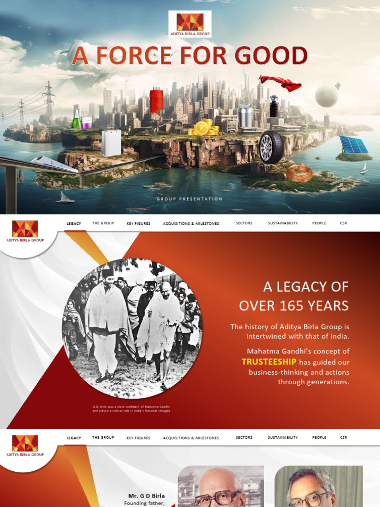 Aditya Birla Group Corporate Presentation 8f96cb9e6c | PDF