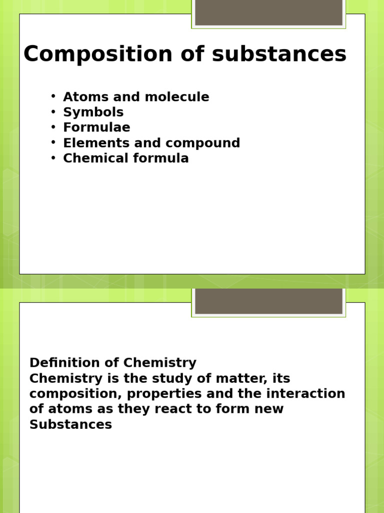 Chemistry Basics: Atoms, Molecules, Bonds | PDF | Chemical Compounds ...