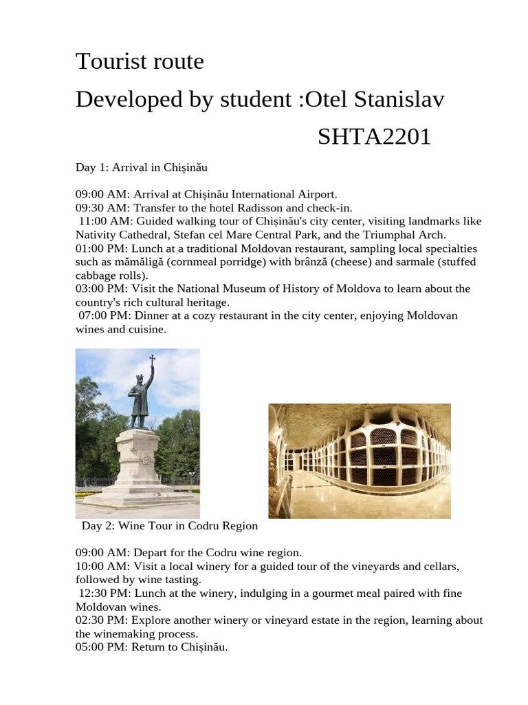 Lucru Individual La Activitatea Agentiilor de Turism Si A Tur ...