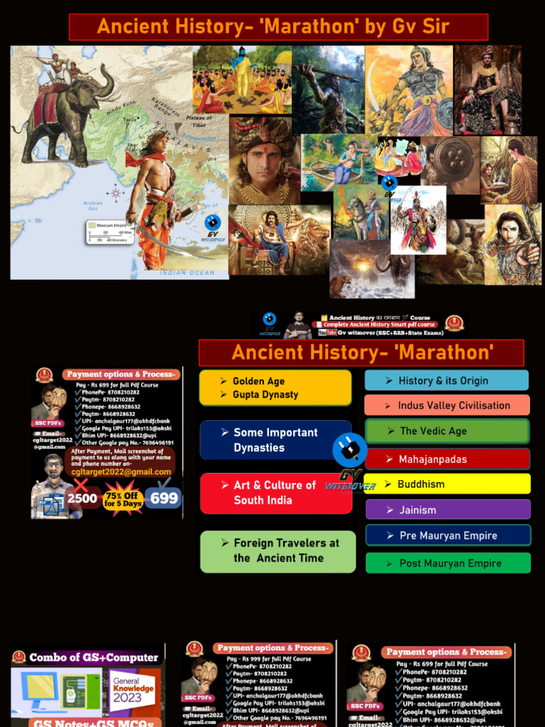 GVKaksha Ancient History PDF Guide | PDF
