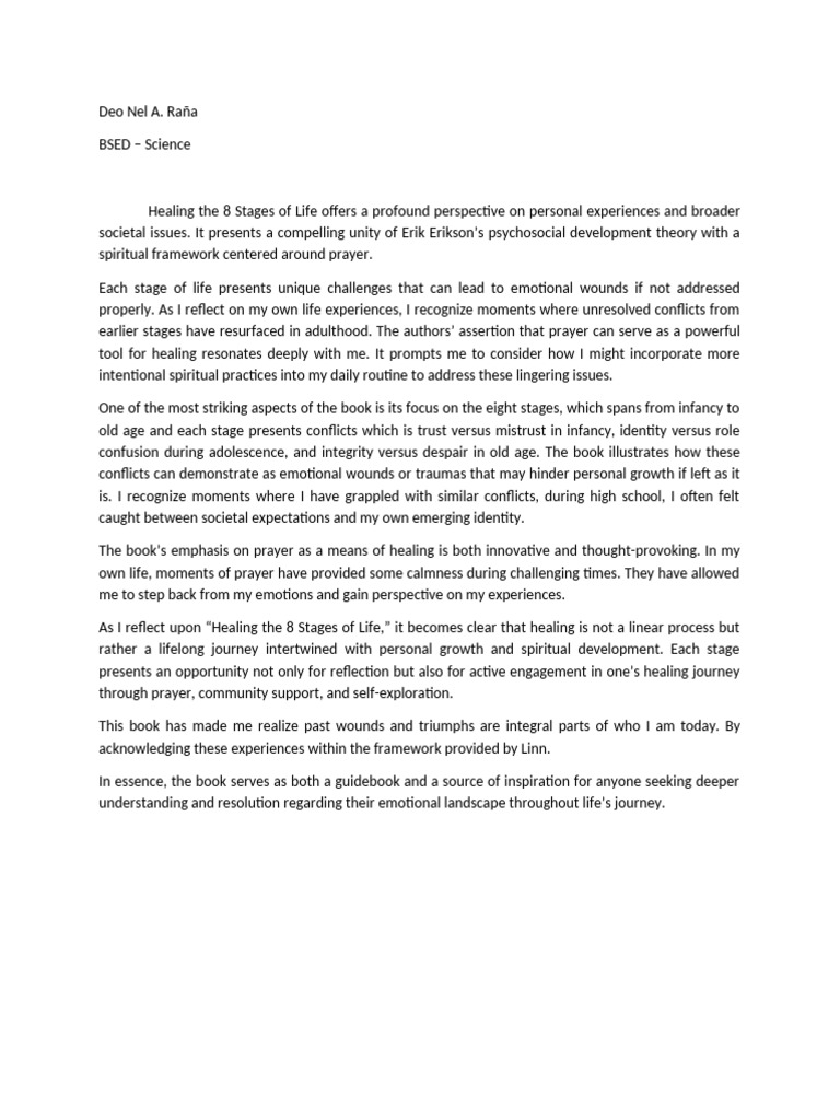 REFLECTIVE ESsAY | PDF | Behavioural Sciences | Social Psychology