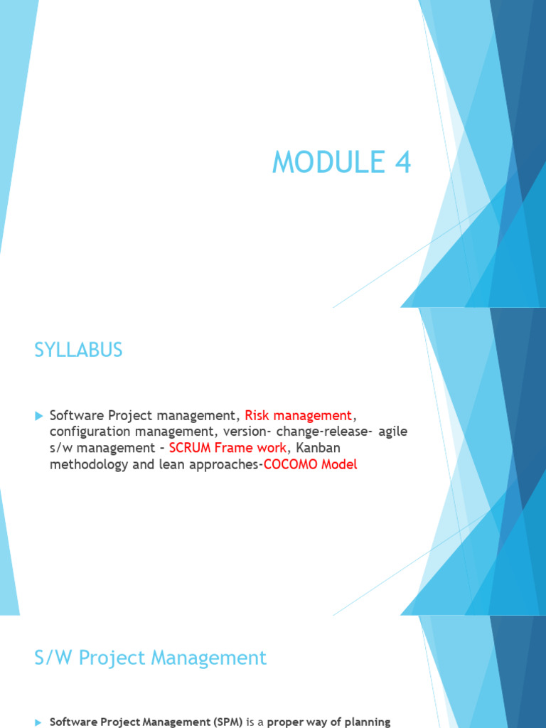 MODULE 4 | PDF | Version Control | Scrum (Software Development)