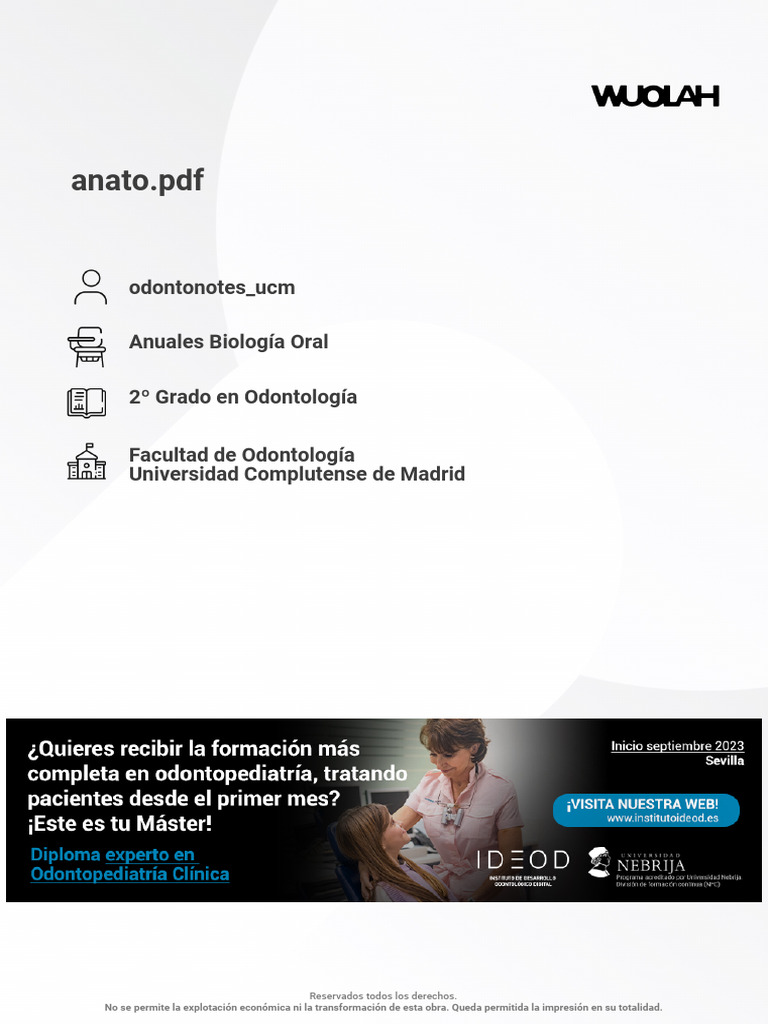 Wuolah Free Anato | PDF | Lengua | Boca