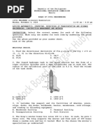 Final Preboards Exam MSTC APRIL 2025 - Unlocked | PDF