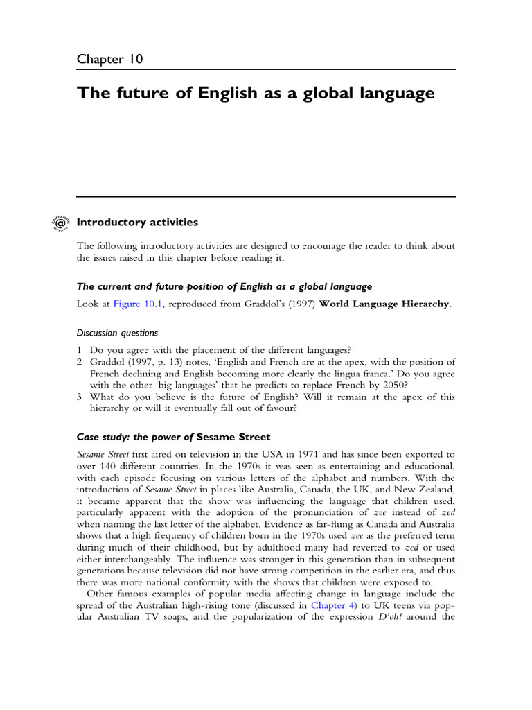 Chapter 10 | PDF | English Language | Linguistics
