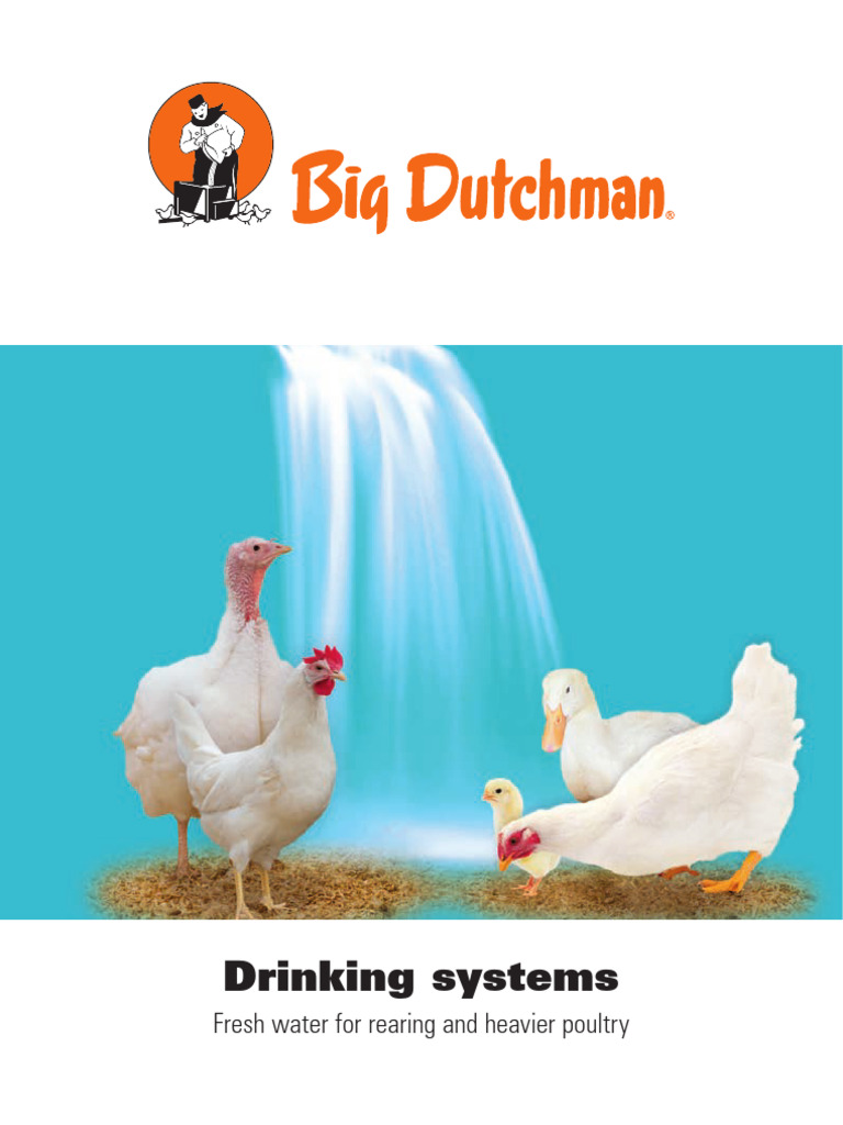 Poultry Growing Drinking Systems Big Dutchman en | PDF | Water | Valve