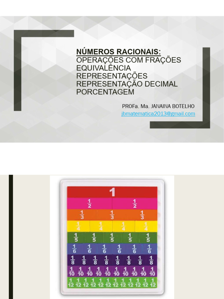 Números Racionais - Frações e Suas Representações | PDF | Número ...