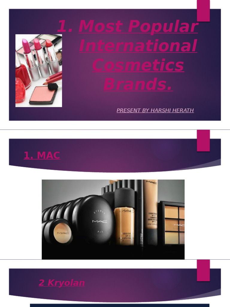 Cosmetics | PDF | Lifestyle
