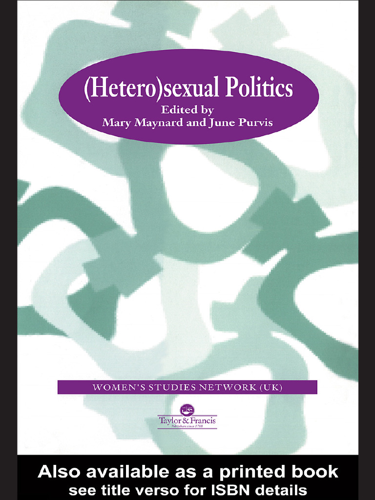 Mary Maynard, June Purvis - Heterosexual Politics | PDF | Feminism | Gender Studies