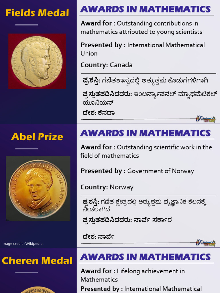 Math Medals | PDF