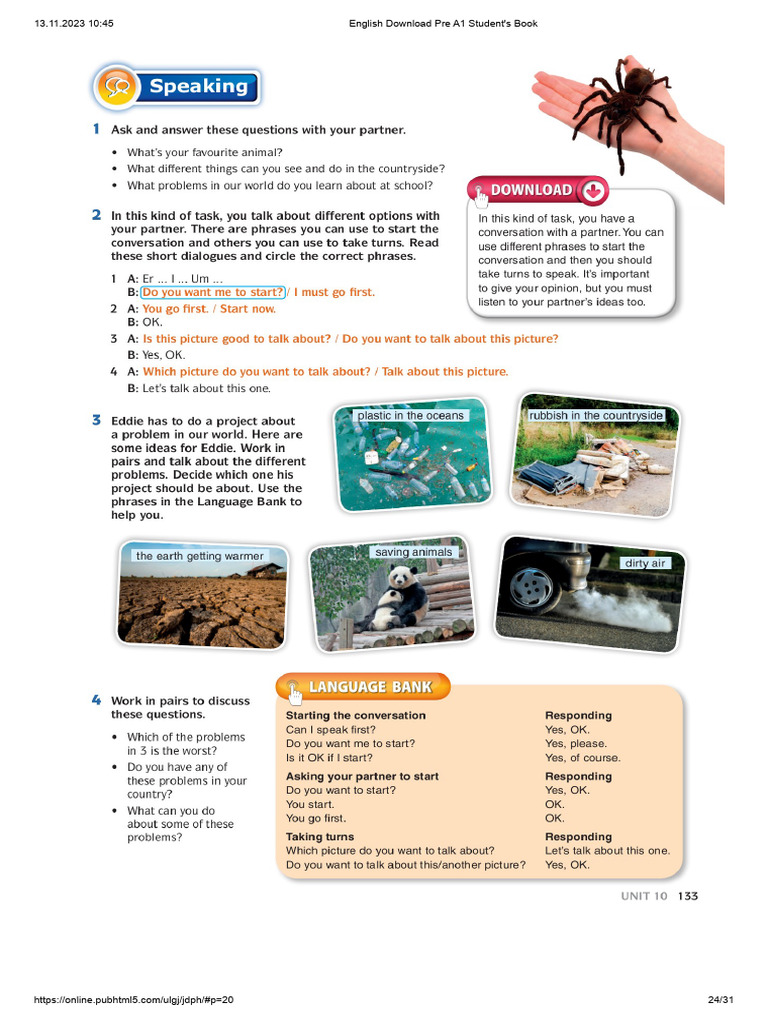 Pre A1 English for Beginners | PDF