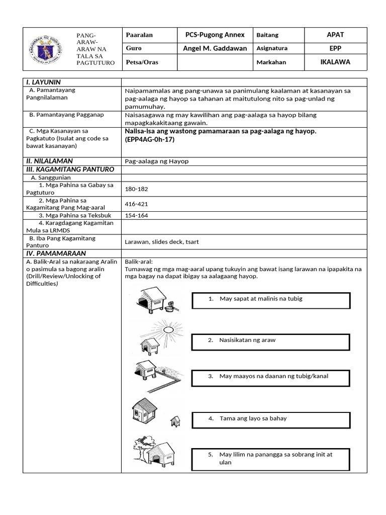 Cot - DLP - Epp 4 | PDF