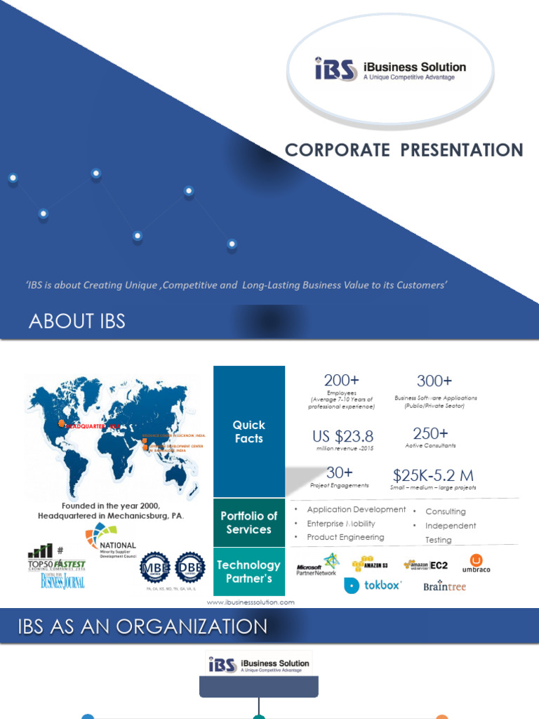 IBS Corporate Presentation | PDF | Software Development Process ...