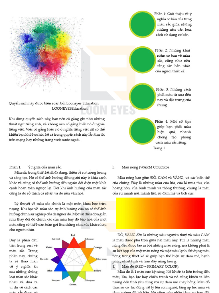 PR Mau Sac Va Phuong Phap Su Dung PDF Vieclamvui | PDF