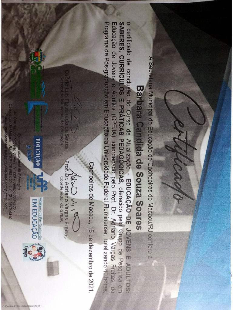 Certificado EJA | PDF