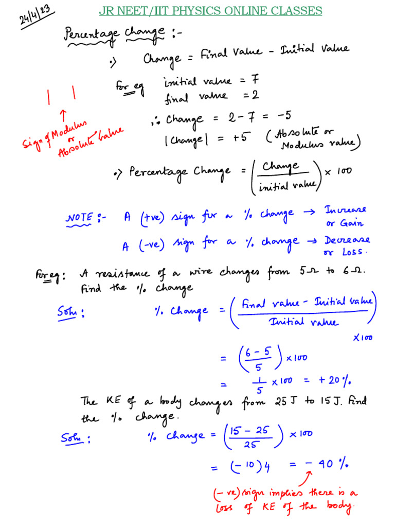 Physics Notes | PDF