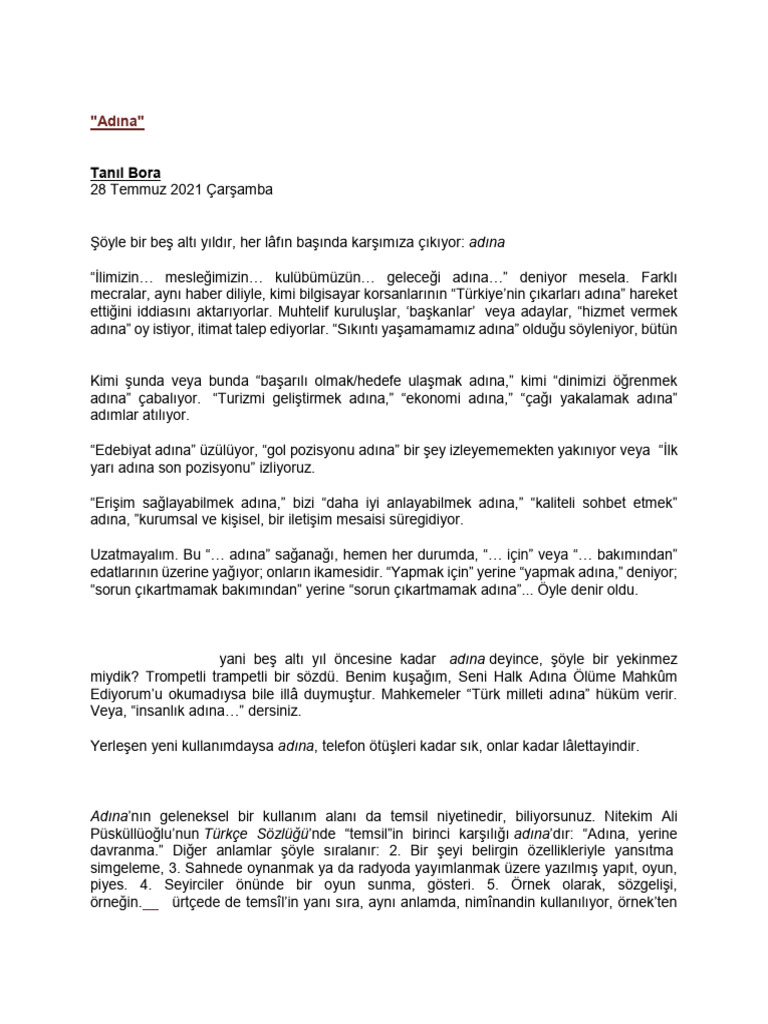 Adina Tanil Bora | PDF