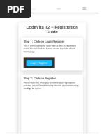 Guidelines for TCS Codevita Season 13 Registration | PDF | Mobile App | Google Play