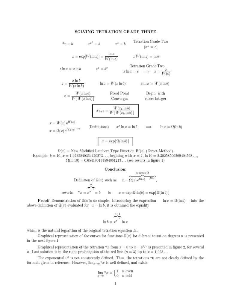 Lambert | PDF | Special Functions | Mathematical Concepts