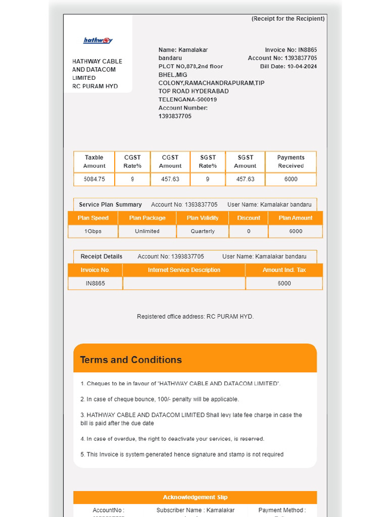 Broadband Bill | PDF