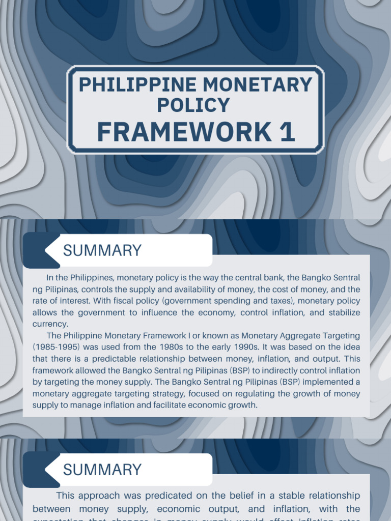 FM4 - Framework 1 | PDF | Inflation | Money Supply