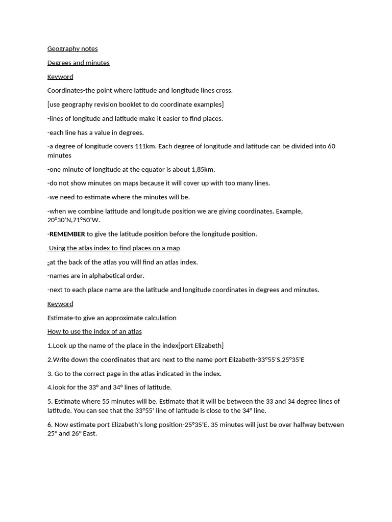 Geography Notes Pdf Atmosphere Of Earth Earth