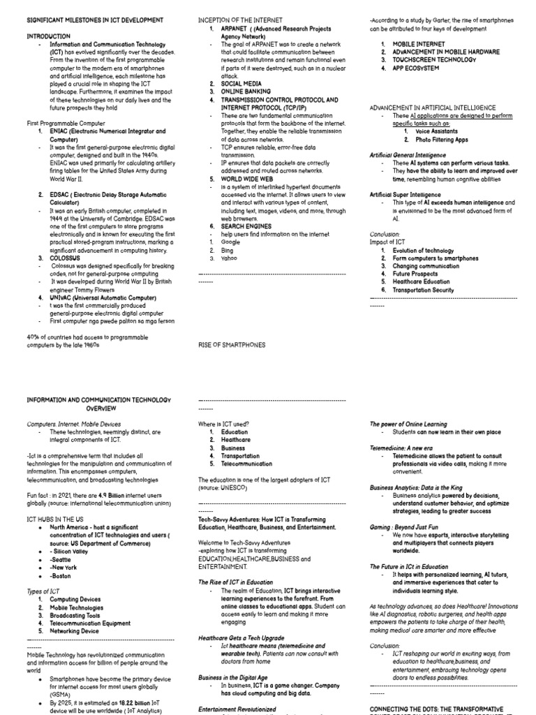 It Era | PDF | Information And Communications Technology | Computer Network