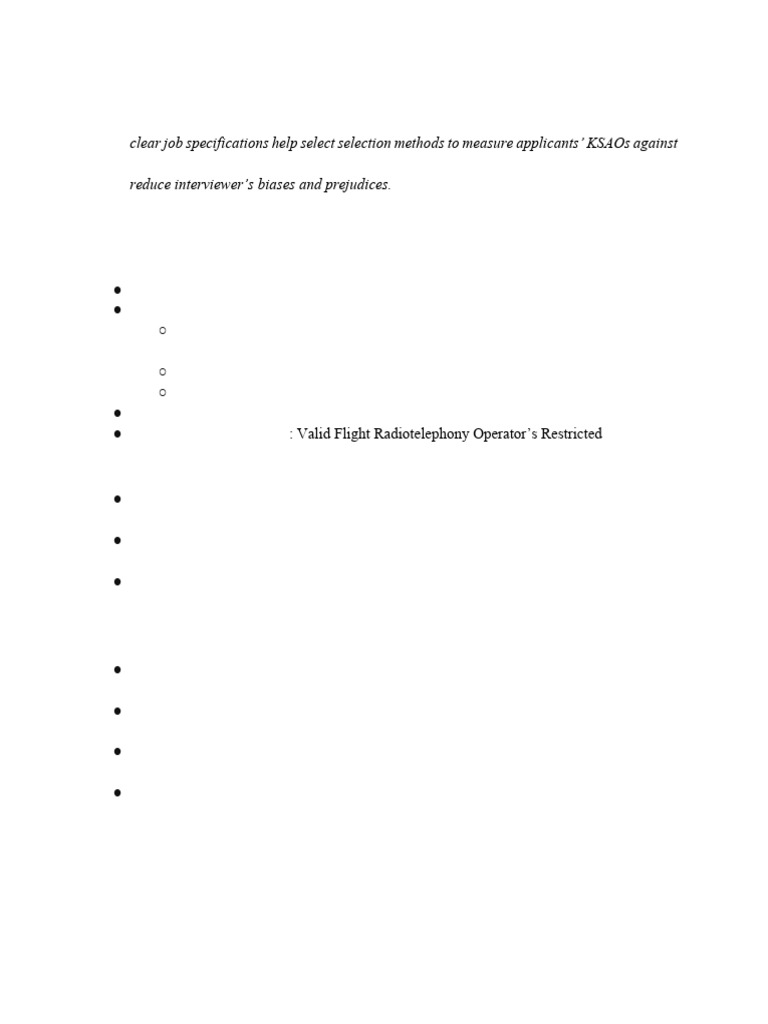 Chapter 6 - Employee Selection v2 | PDF | Situation Awareness | Validity (Statistics)