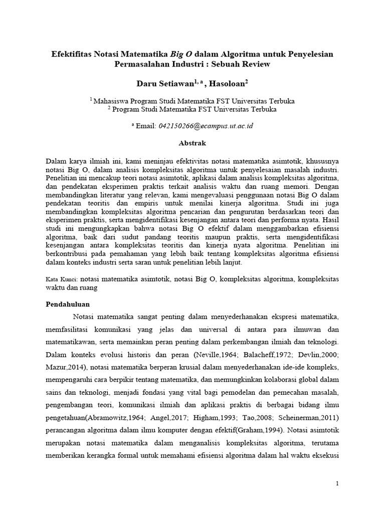 2024-Efektifitas Notasi Matematika BigO Dalam Algoritma Untuk ...