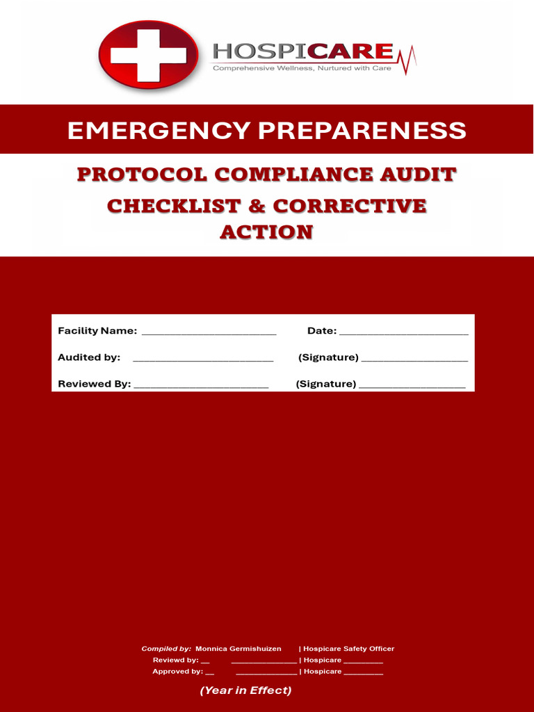 Emergency Preparedness Compliance Audit | PDF | Emergency Evacuation ...