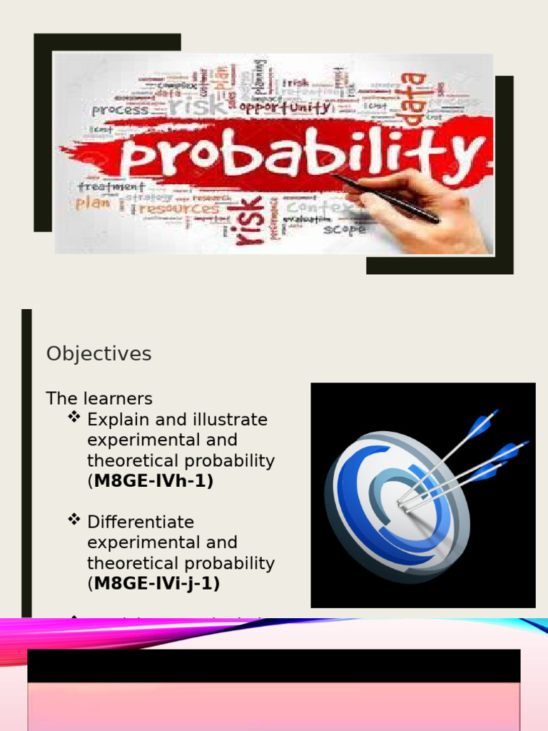 COT in Probability | PDF | Language Arts & Discipline