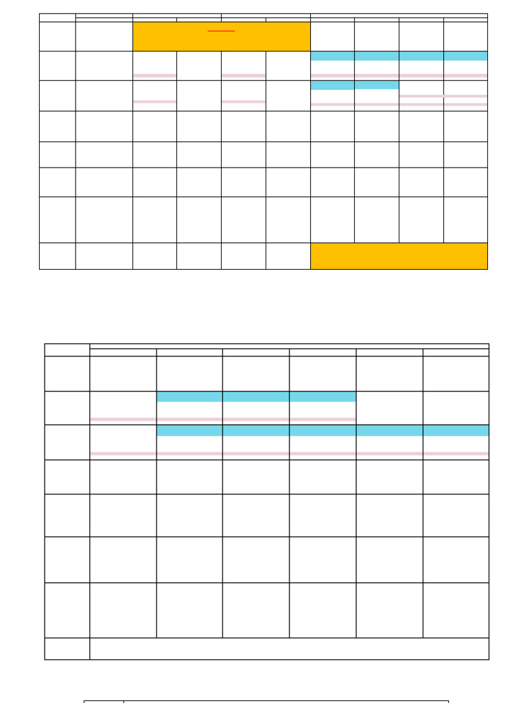 TIMETABLE - 28th October To 04th November 2024 III | PDF | Physical ...