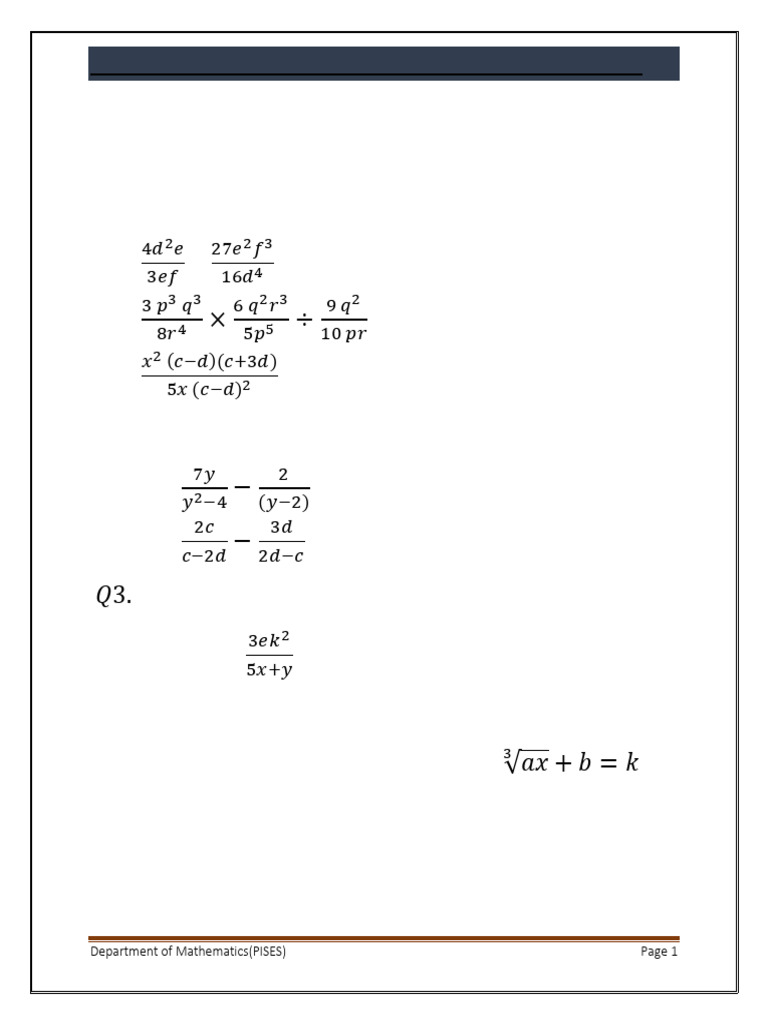 Chapter 6 Worksheet Grade 7 | PDF