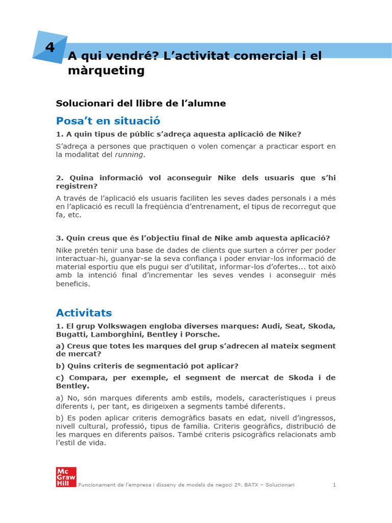 Solucionari Unitat 04 | PDF